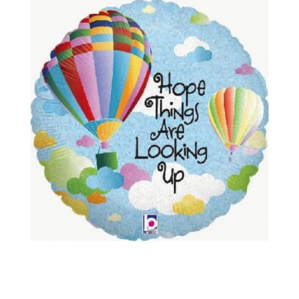 Hope Things Are Looking Up Foil 46cm Balloon – Party Shop