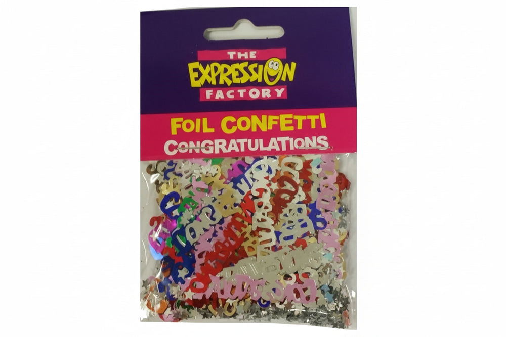 Congratulations Foil Confetti Multicolour (12g) – Party Shop