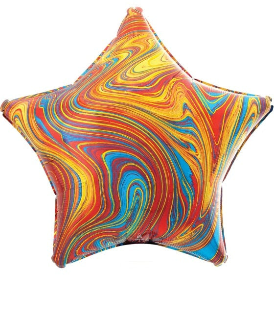 Star Shaped Party Foil Balloon 45cm (airfill only) – Party Shop