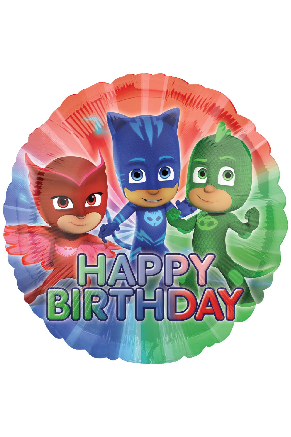 P J Masks Happy Birthday Foil Balloon 45cm – Party Shop