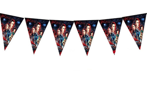 Stranger Things Flag Banner (10 flags) – Party Shop